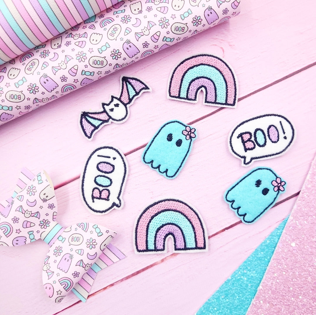 Pastel Boo! Felties - strip of 3 – Leatherette Lane